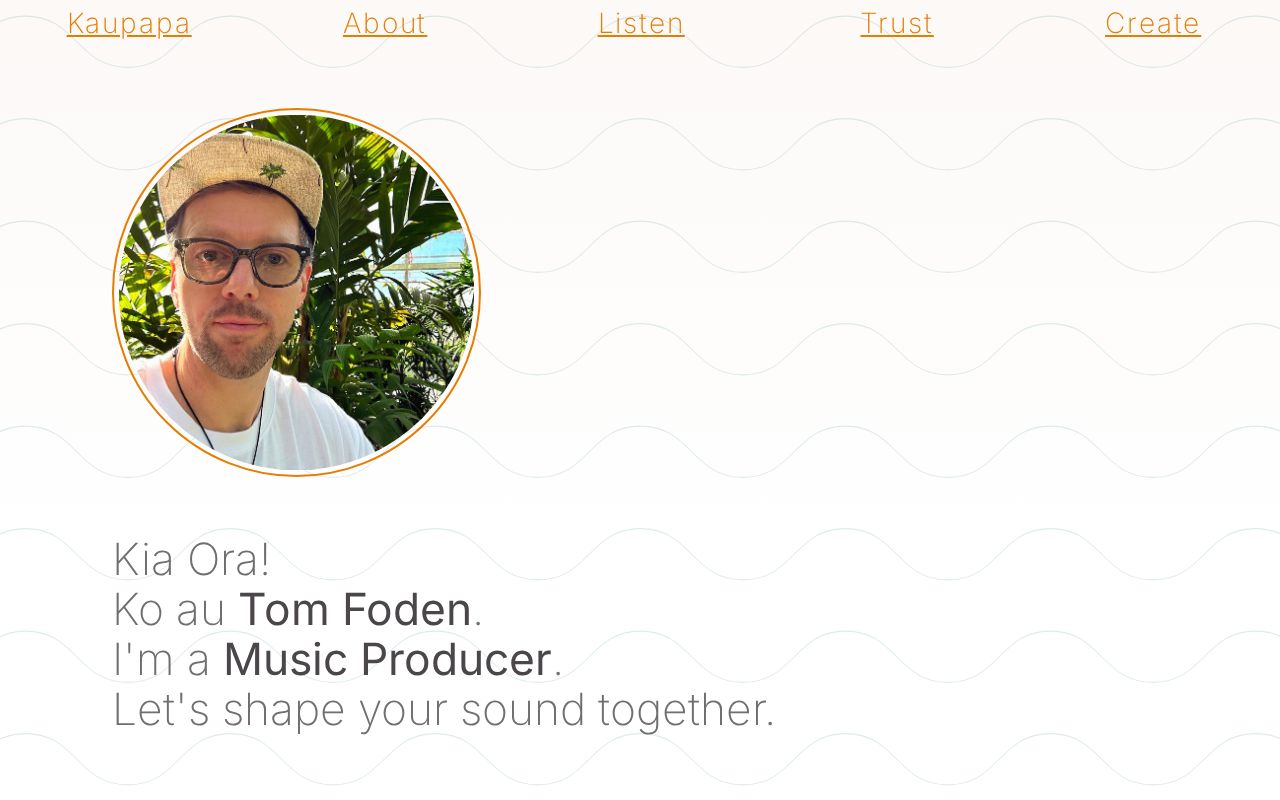 Tom Foden - Music Producer
